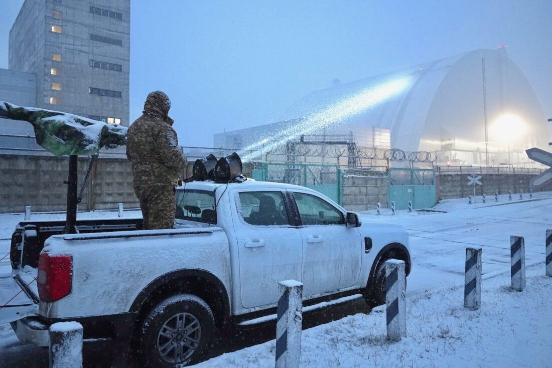 A drone pierced the outer shell of Ukraine’s Chernobyl nuclear plant ...